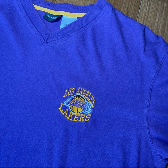 Pro Edge | Shirts | Vintage Pro Edge Los Angeles Lakers Vneck | Poshmark